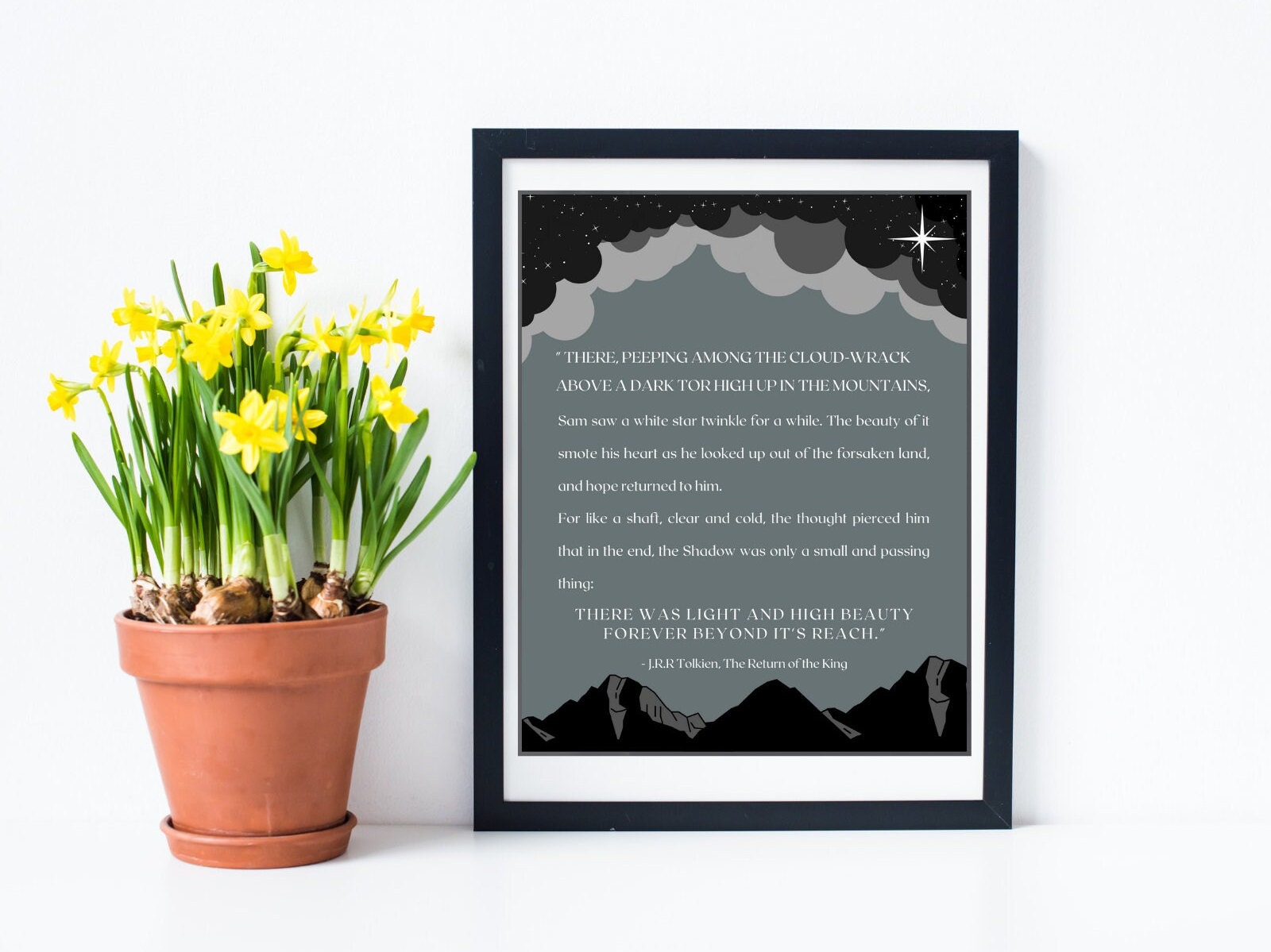 Sam Wise Gamgee Quote, Lotr Print, Lord of the Rings Quote, 5x7, 8x10 ...