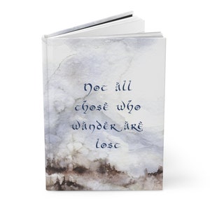 Lord of the Rings Journal, Lotr Gift, Not All Those Who Wander, Tolkien ...