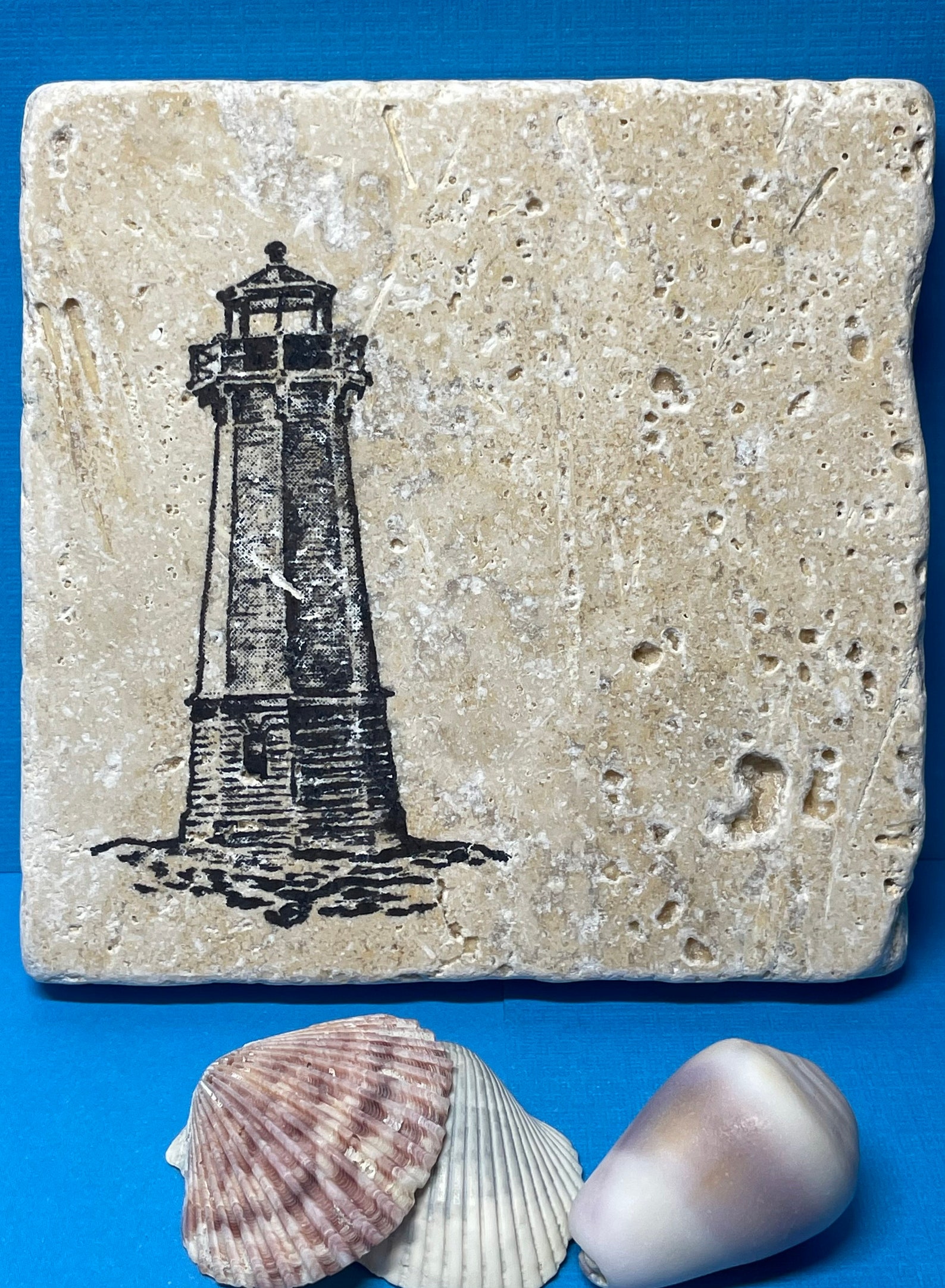 Nautical Stone Coasters - Etsy