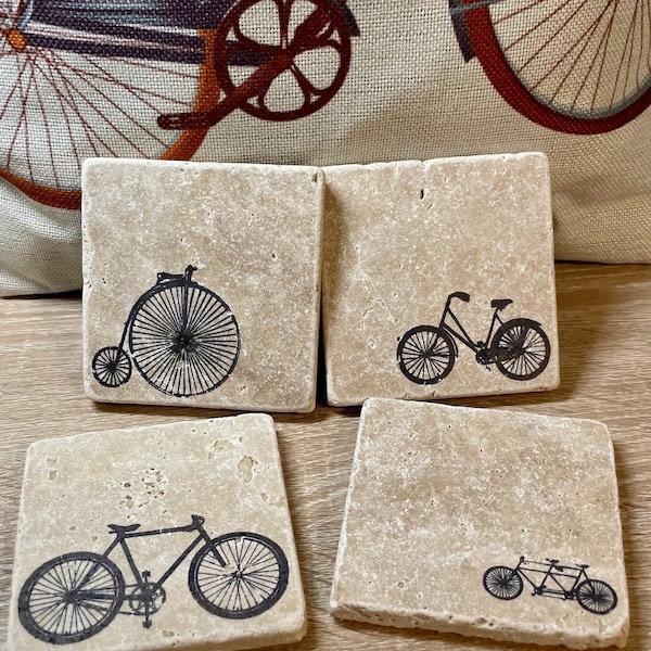 Bicycle Coasters - Etsy