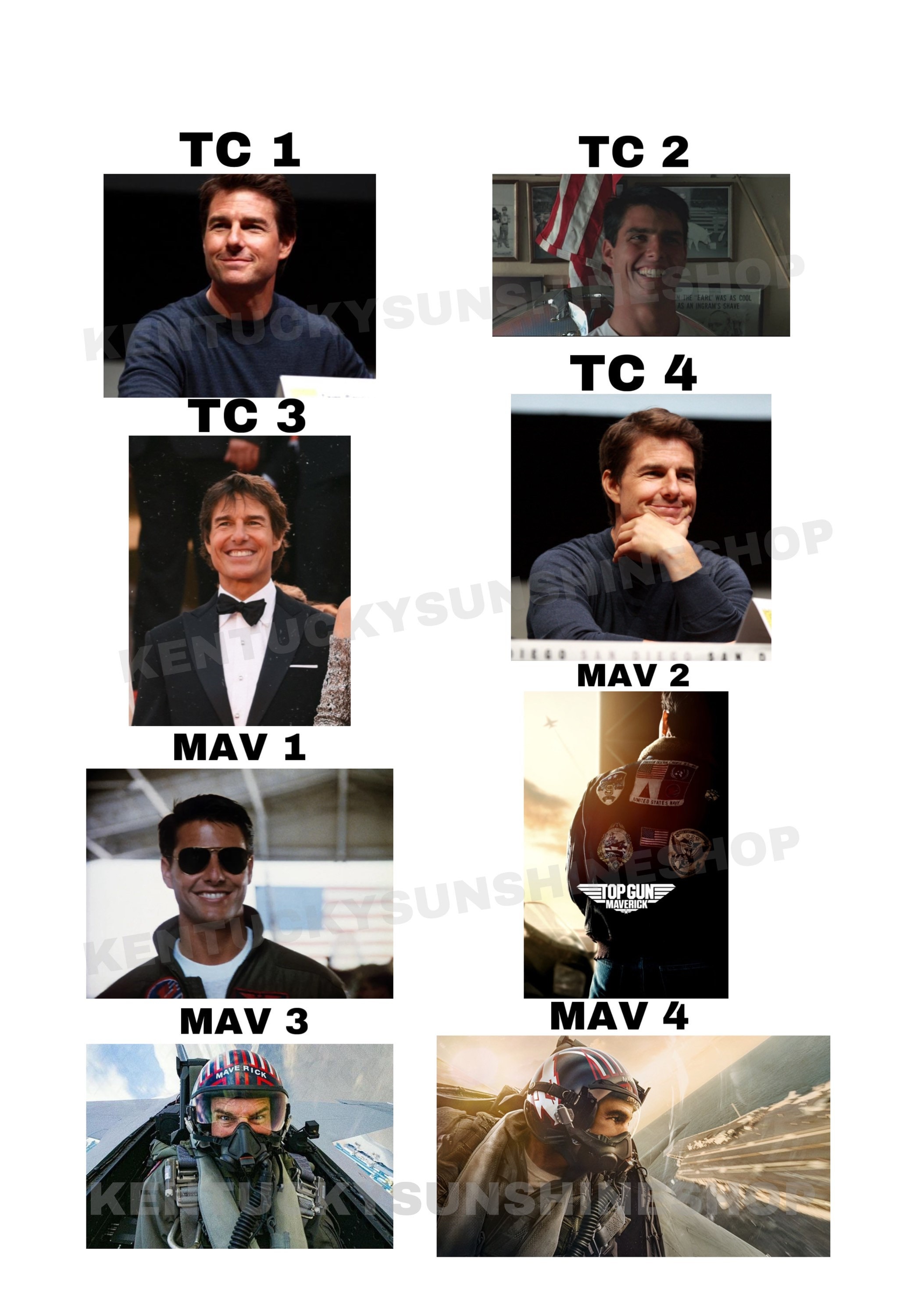 Top Gun/top Gun Maverick Stickers - Etsy