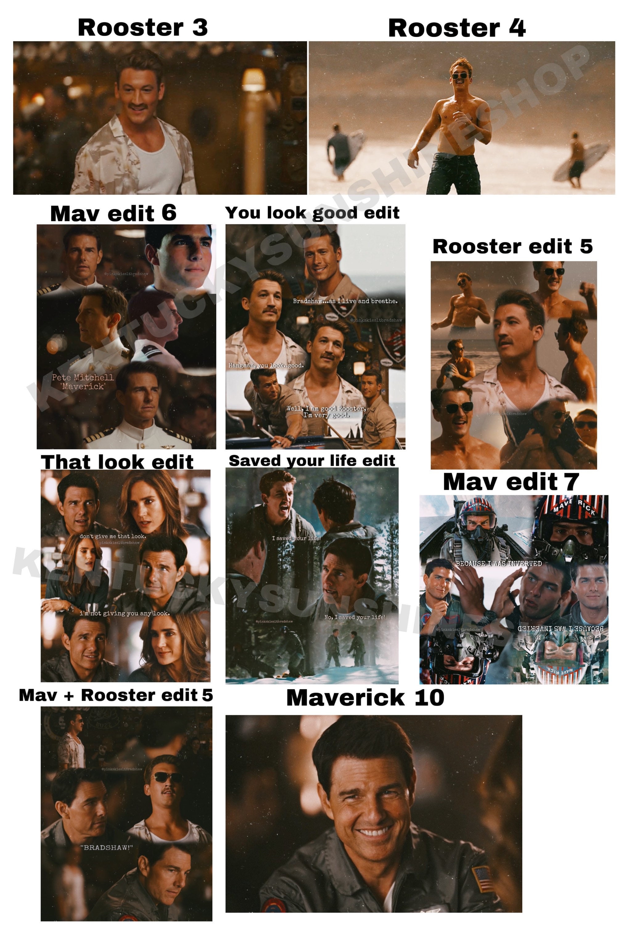 Top Gun/top Gun Maverick Stickers - Etsy