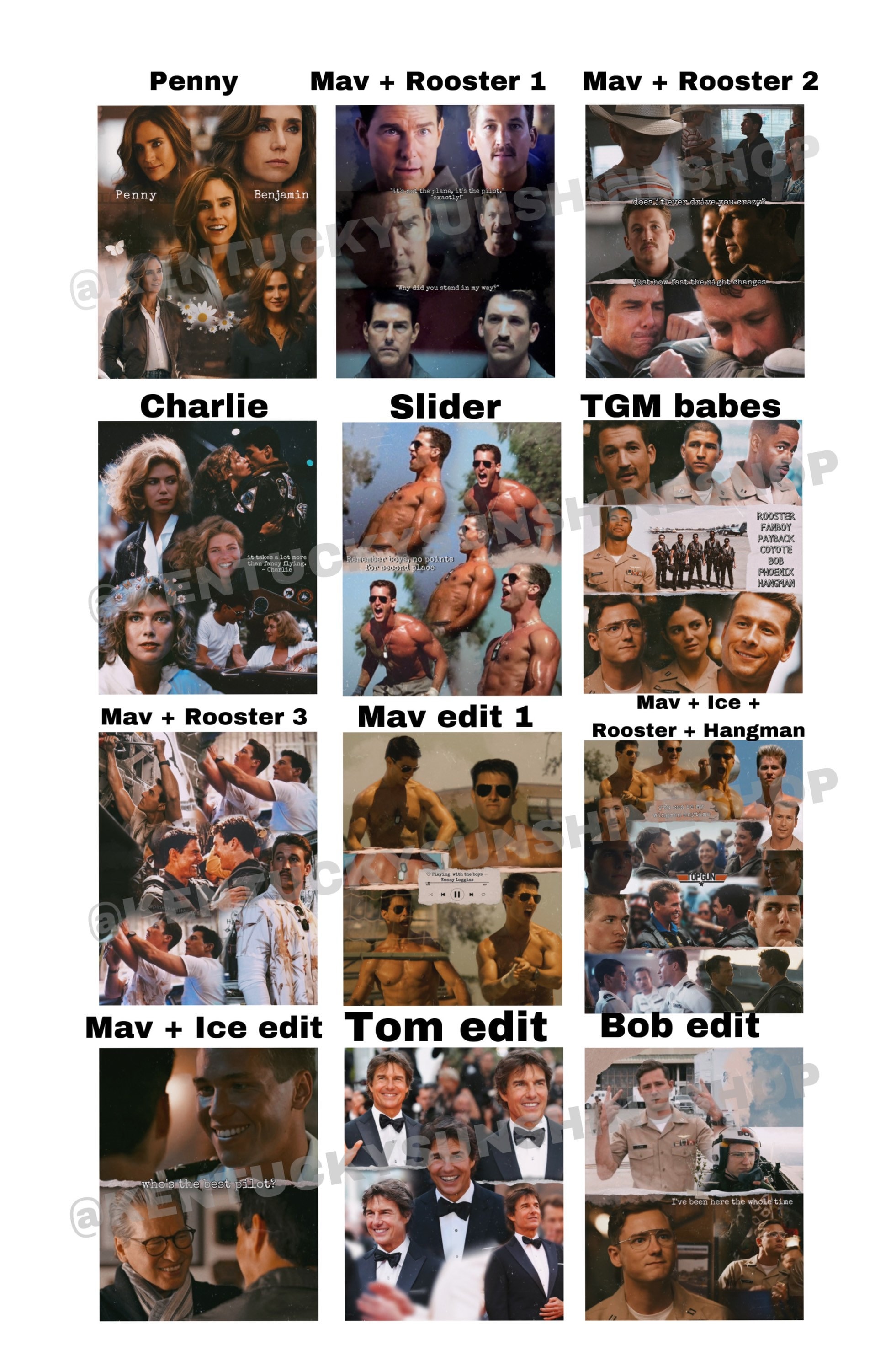 Top Gun/top Gun Maverick Stickers - Etsy