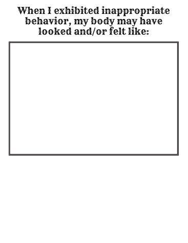 Behavior Reflection Sheet | Behavior Think Sheet- for Kids, Children ...