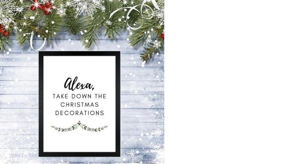 Alexa, Take Down the Christmas Decorations | Digital Download | Funny ...
