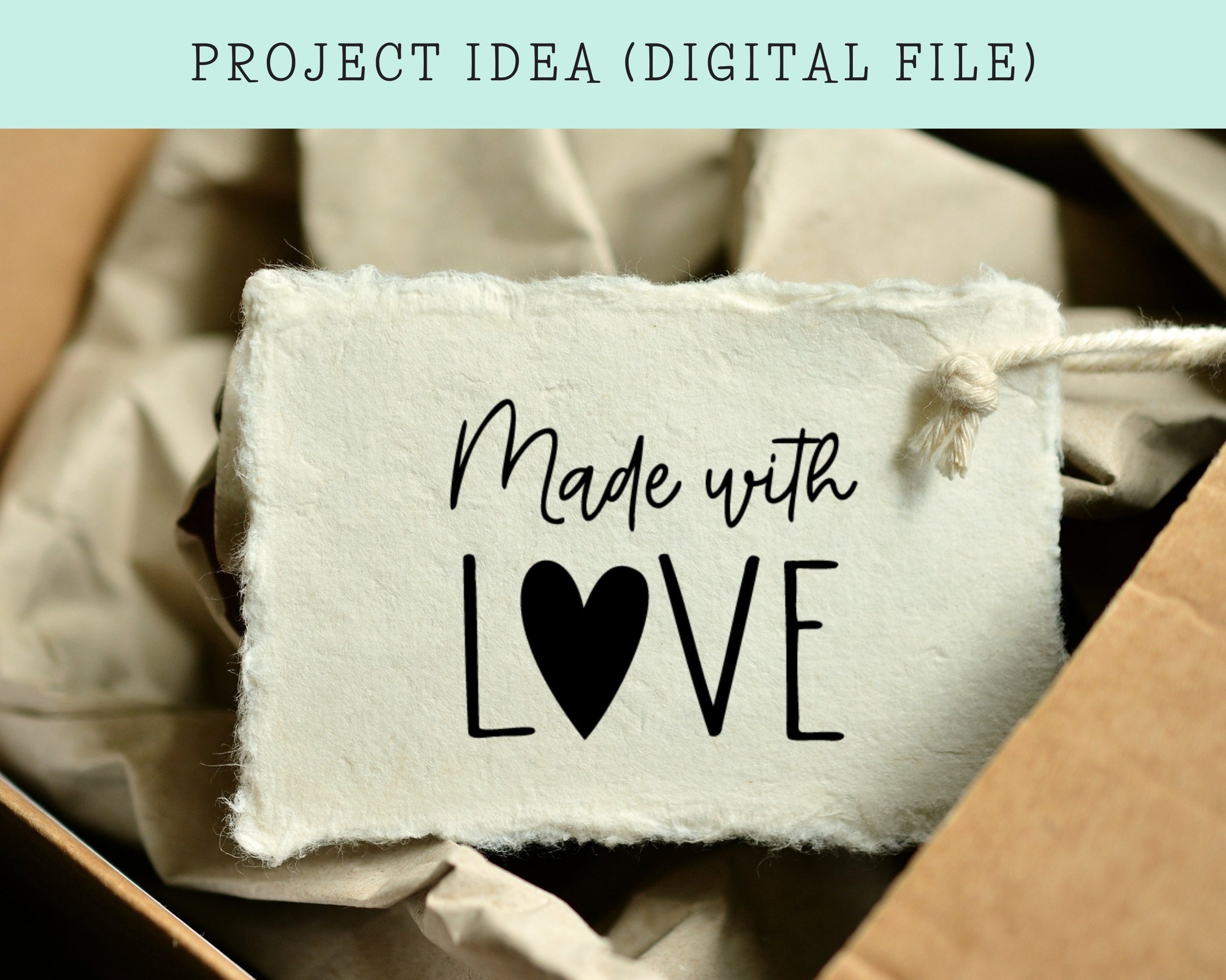 Made With Love SVG, Made With Love PNG, Made With Love Digital Sticker ...