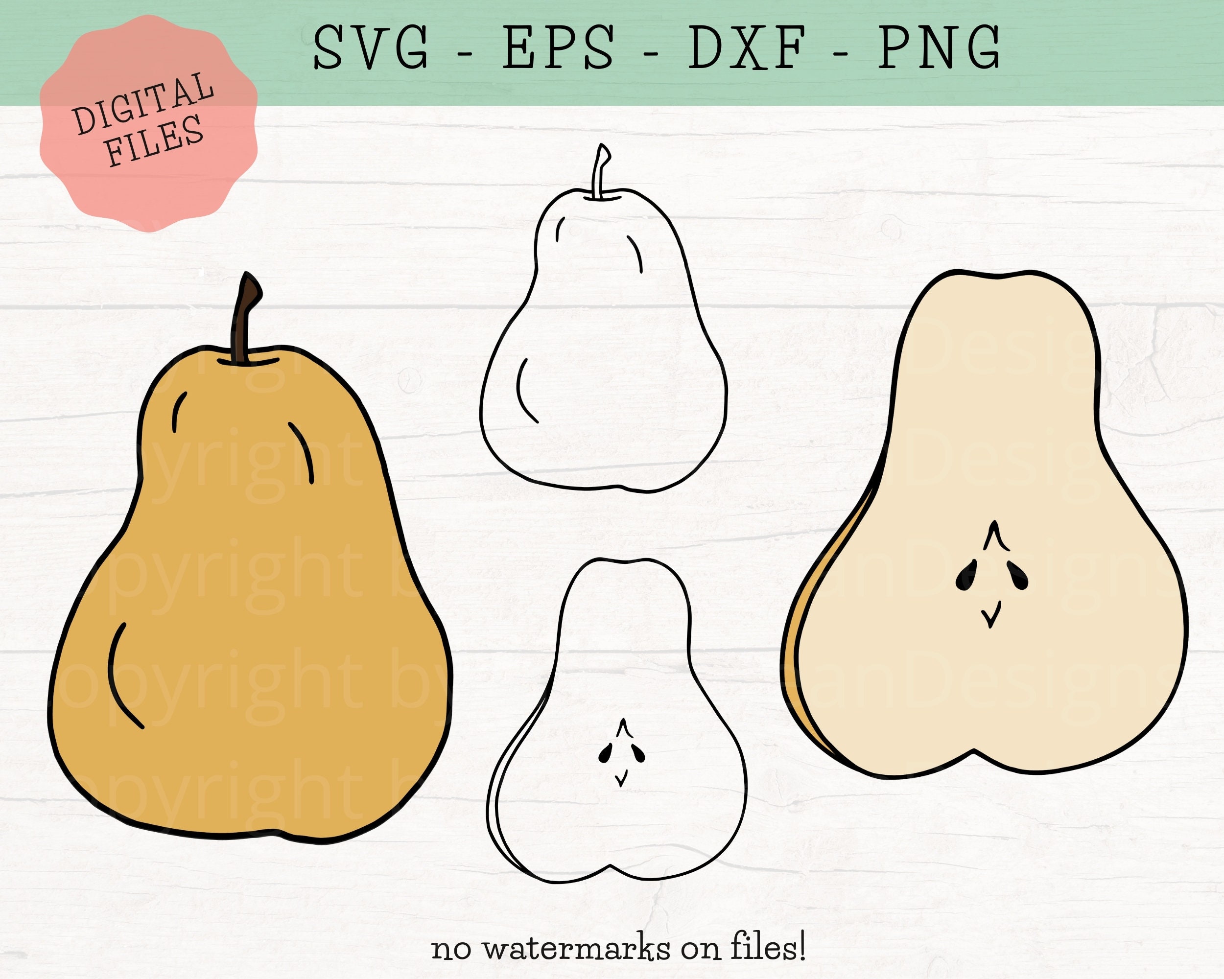 Pear SVG, Harvest SVG, Thanksgiving Svg, Cottagecore Svg, Cottage Life ...