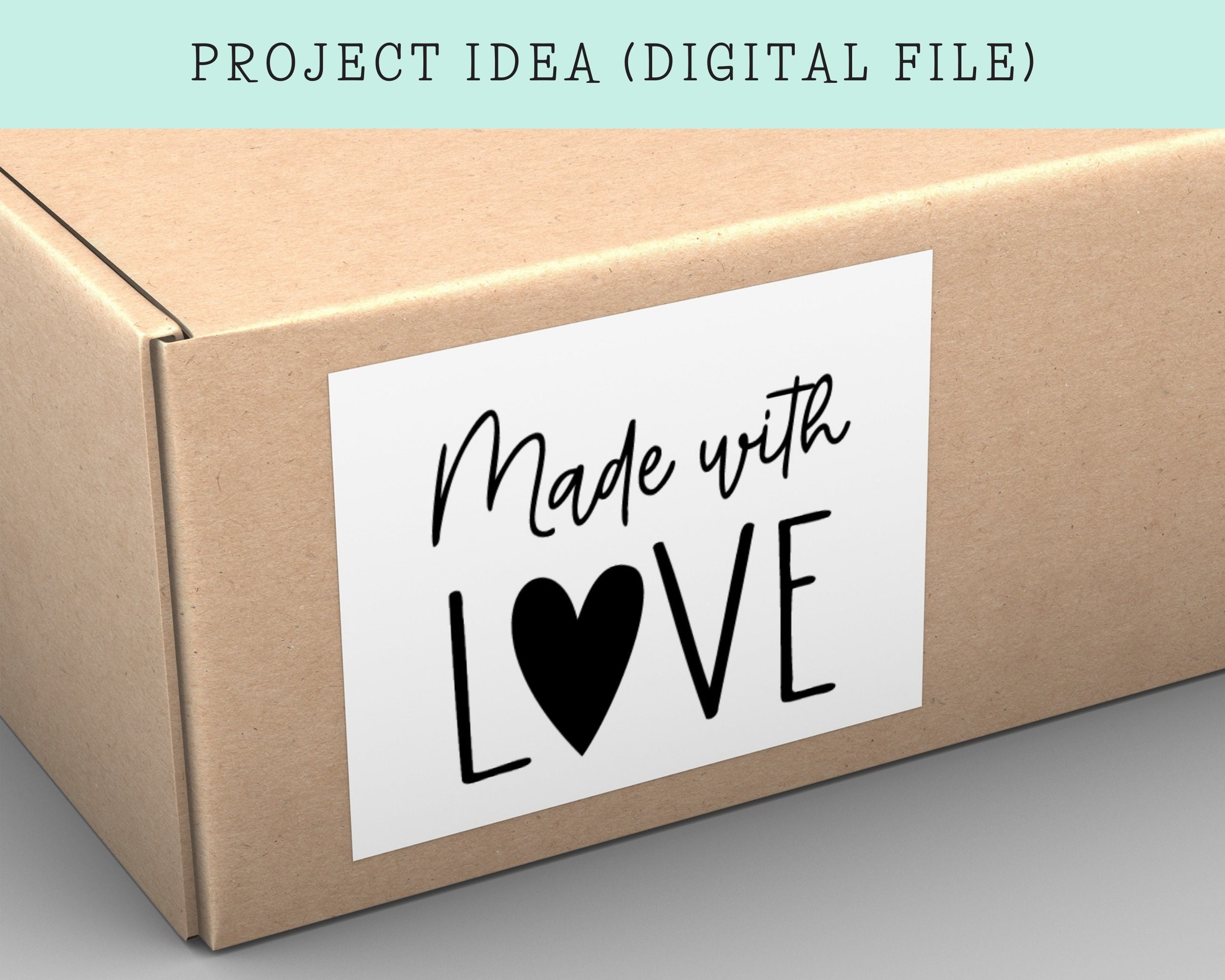 Made With Love SVG, Made With Love PNG, Made With Love Digital Sticker ...