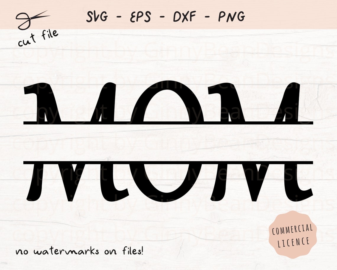 Mom Monogram Svg Mom Name Svg Split Mom Svg Mom Tile Svg Mom Name