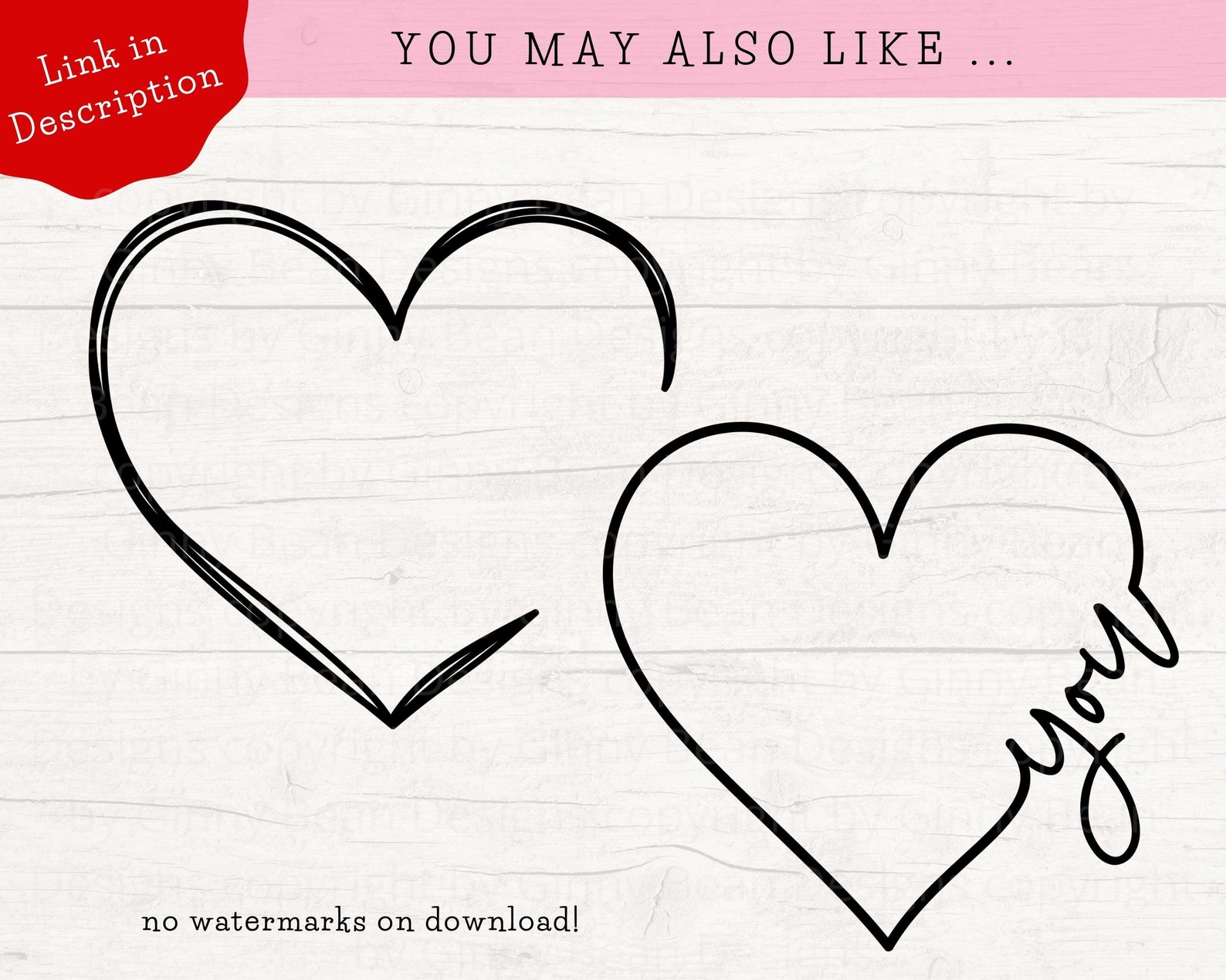 Half a Heart SVG, Heart Name Frame, Split Heart SVG, Open Heart Svg ...