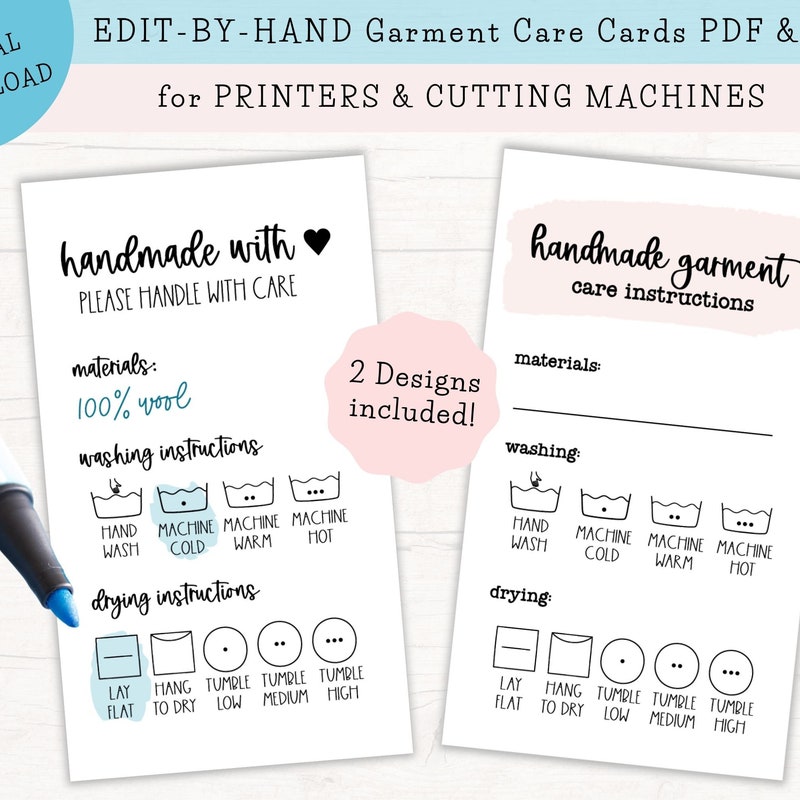 Care Tags - Etsy
