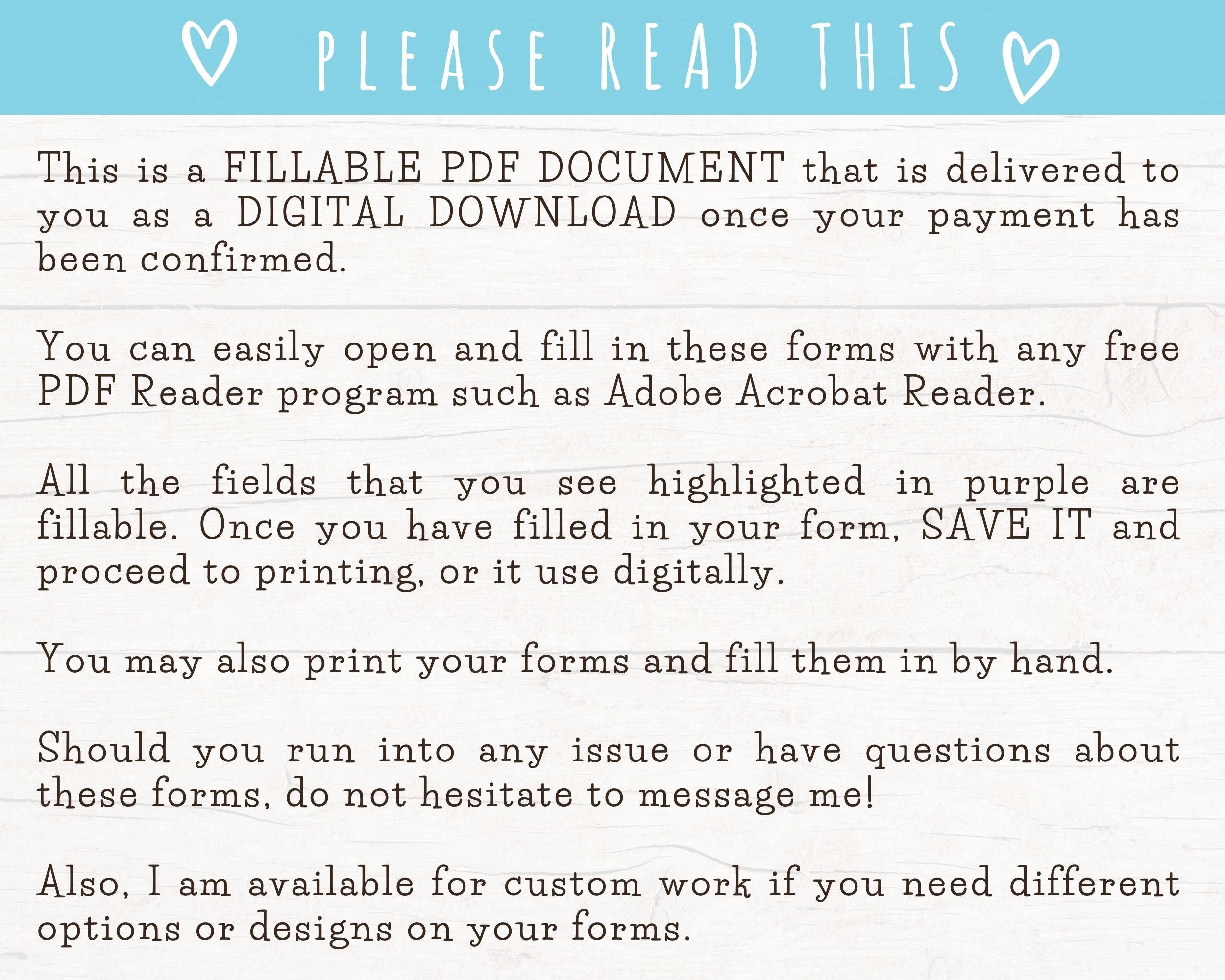 Editable Shirt Order Form, Sweater Order Form, Tank Top Order Form, T ...