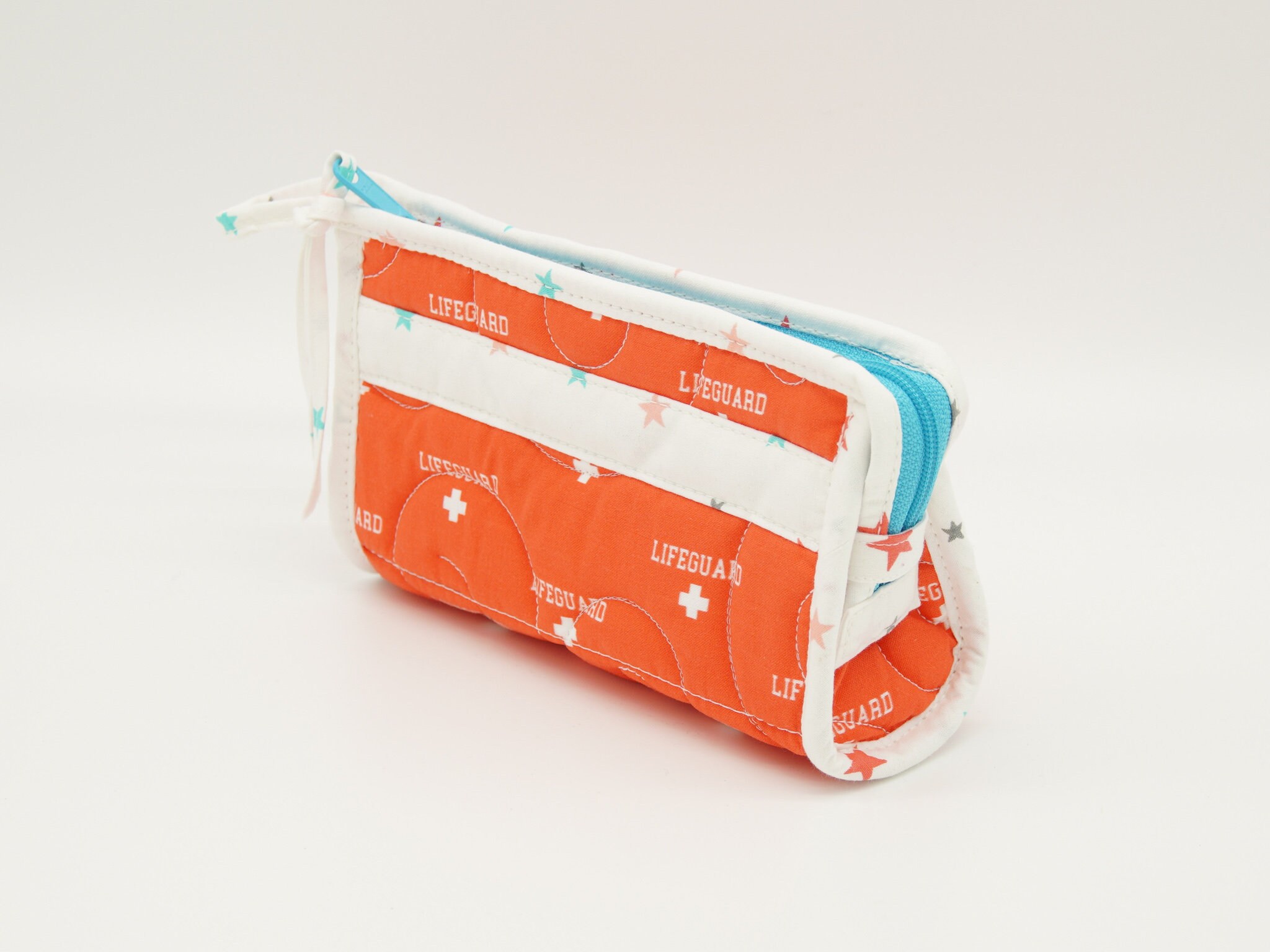 Lifeguard Makeup Bag, Lifeguard Toiletry Bag, Handmade Bag, Small ...