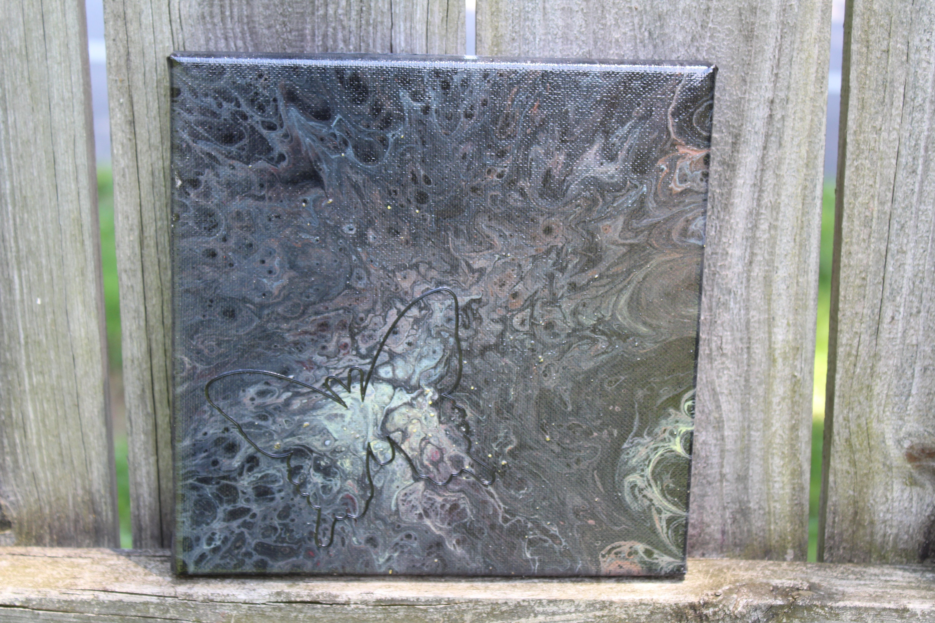 8x8 Paint Pour Canvas - Etsy