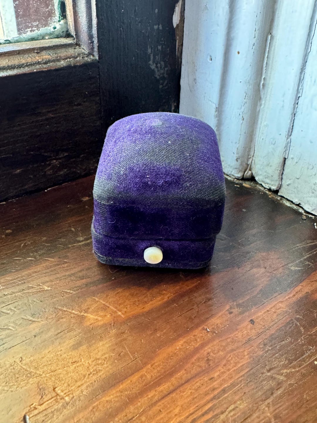 Antique Vintage Velvet Ring Box - Etsy