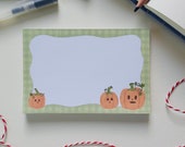 Cute Pumpkin Theme Fall Aesthetic Memo Pad Handmade Notepad to - Etsy