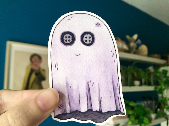 Paper & Party Supplies Stickers purple ghost sticker cute ghost ...