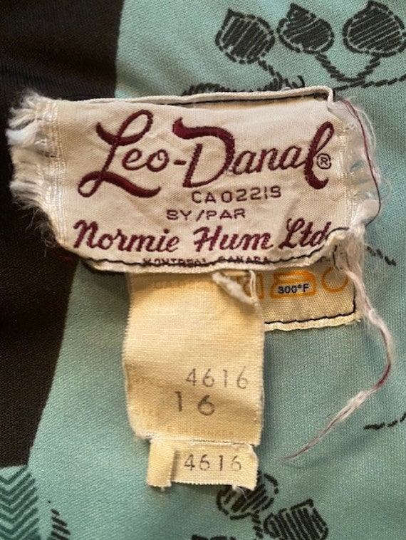 1970's Leo Danal for Normie Hum Ltd Dress - Gem