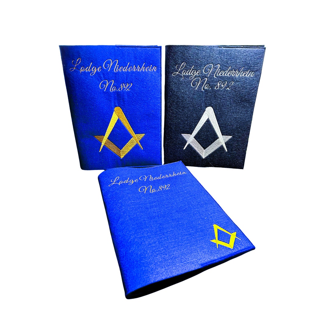 Masonic Document Folder Made of Felt, Including A4 Display Book ...