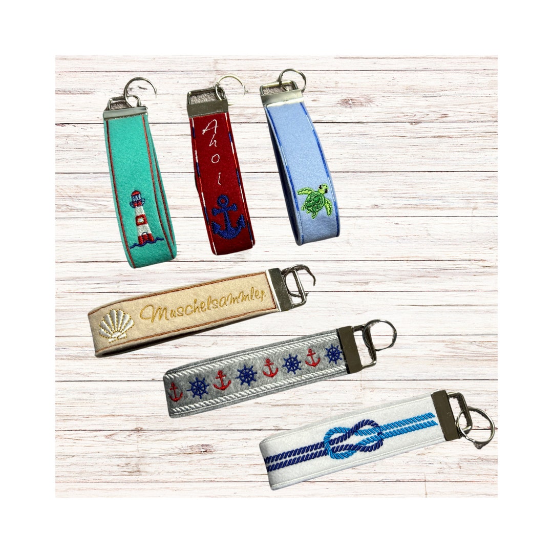Maritime Keychain Made of Felt, Various Designs, Seagull, Sea, Holiday ...
