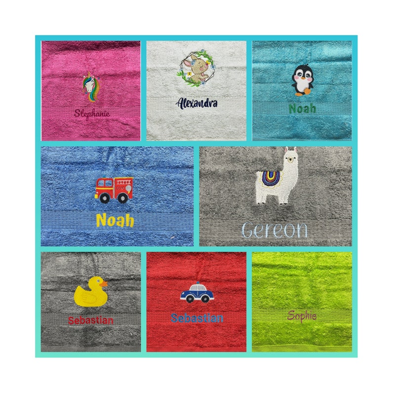 Kinderhandtuch mit motiv - Etsy.de