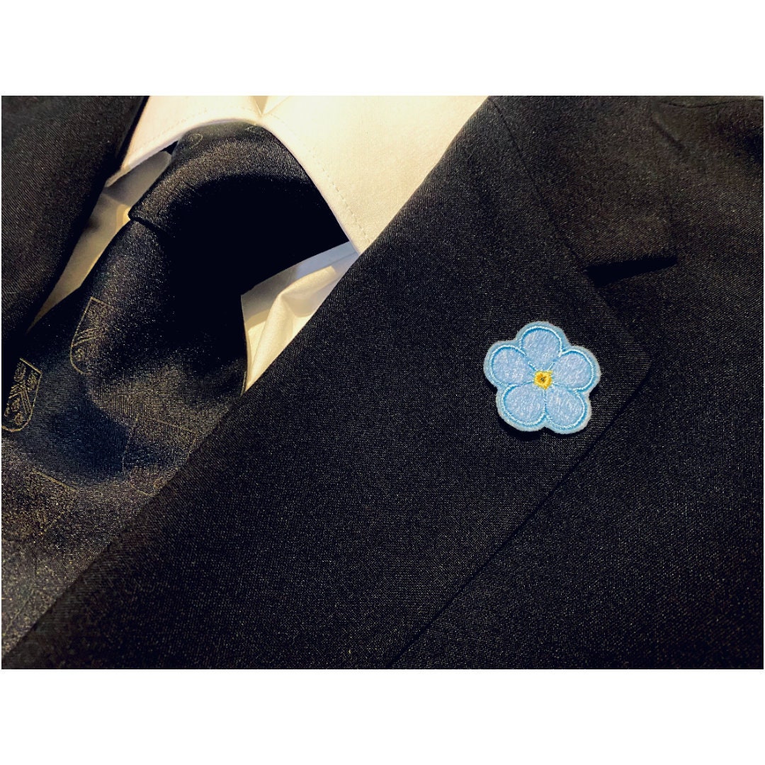Masonic Forget Me Not Badge, Forget Me Not Pin, Pin, Freemason Forget ...