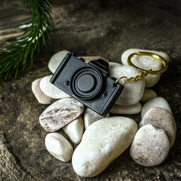 Camera Keychain - Etsy
