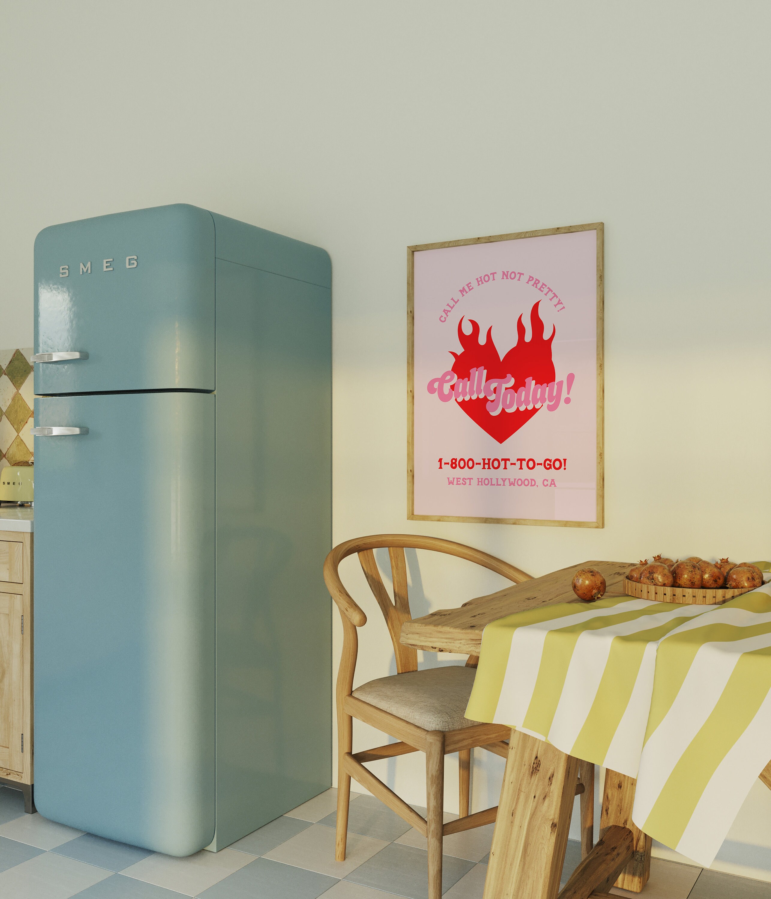 Order Hot to Go Poster Digital Download Poster, Dopamine Wall Decor ...