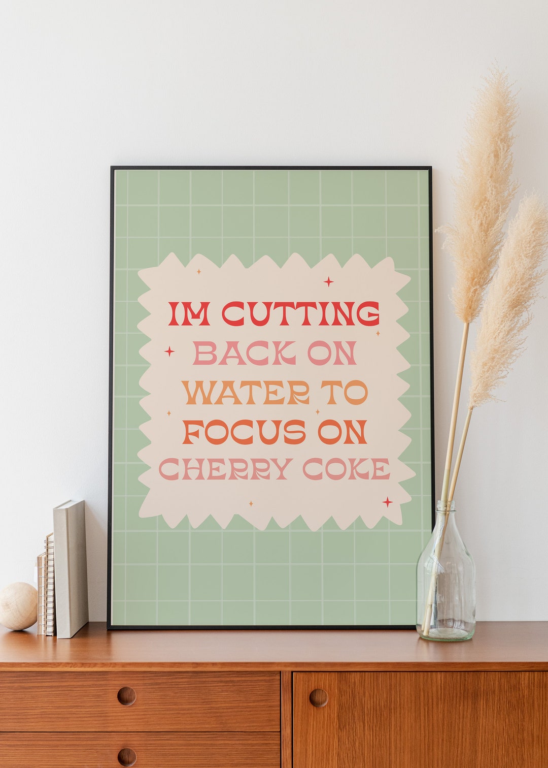 Cherry Coke Poster Digital Download Preppy Girl Dorm - Etsy