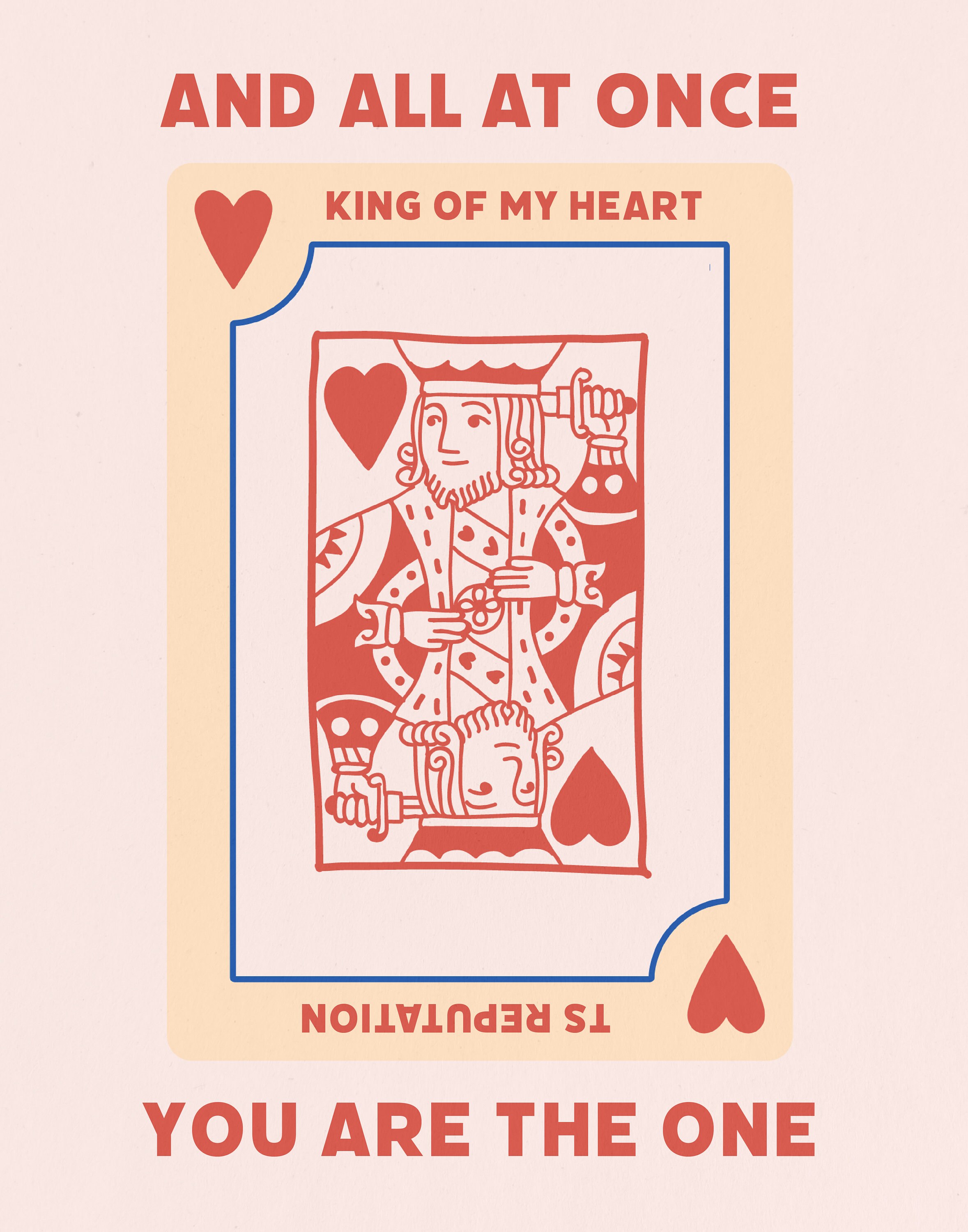 King of My Heart Poster Digital Download Wall Art Swiftie - Etsy