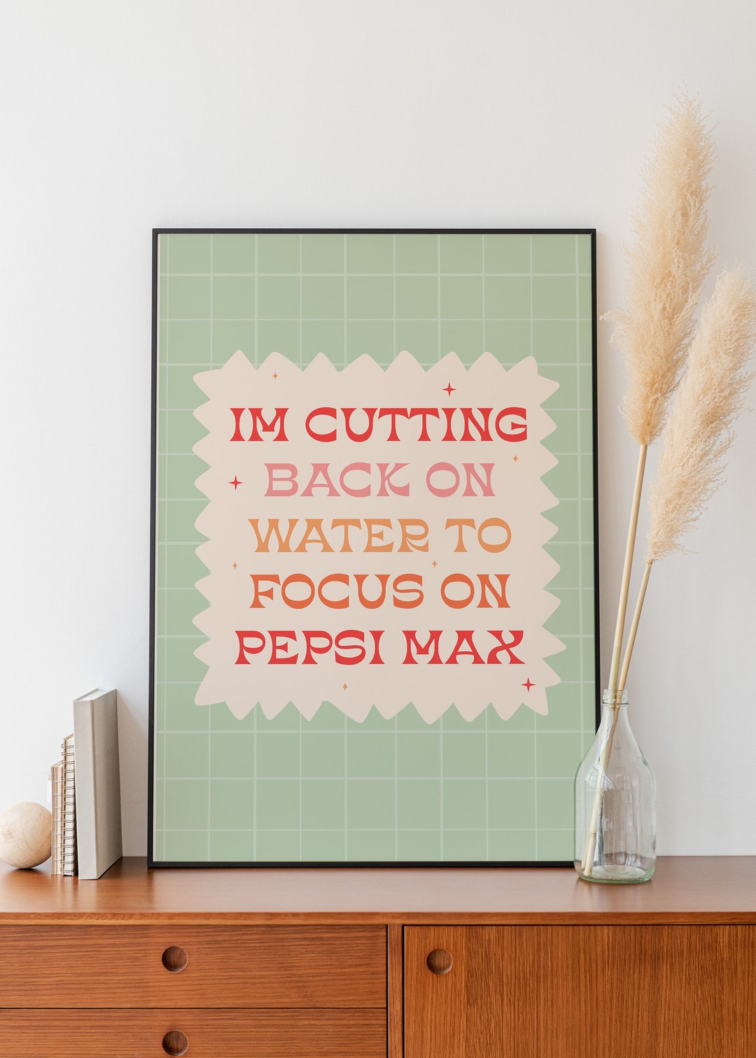 Pepsi Max Poster Digital Download Preppy Girl Dorm Poster - Etsy