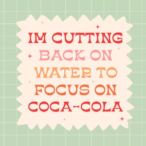 Coca-cola Poster | Digital Download, Wall Print, Retro Diet Coke Art ...