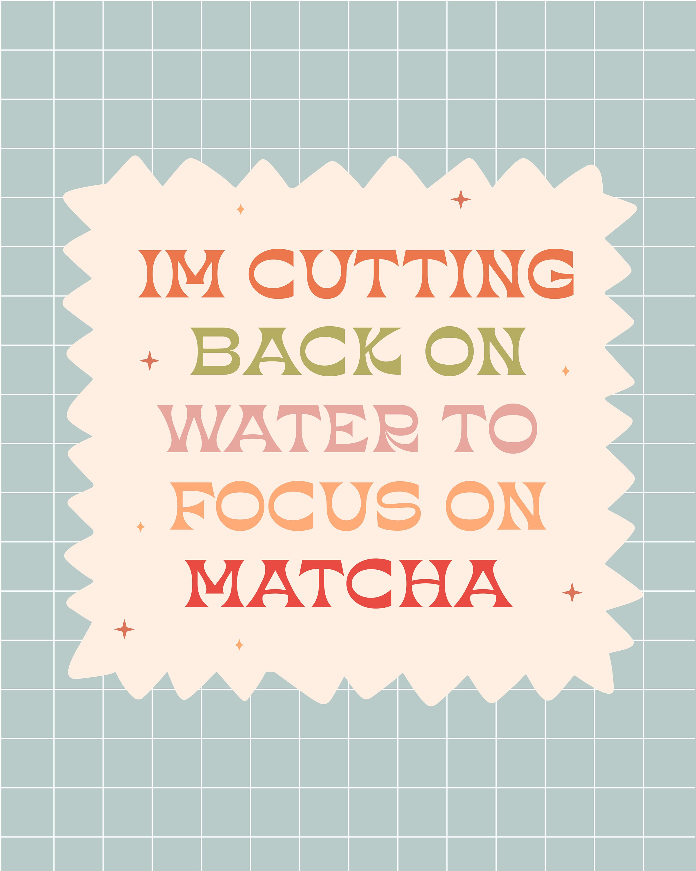 Matcha Lover Poster | Digital Download, Preppy Girl Dorm Poster, Retro ...