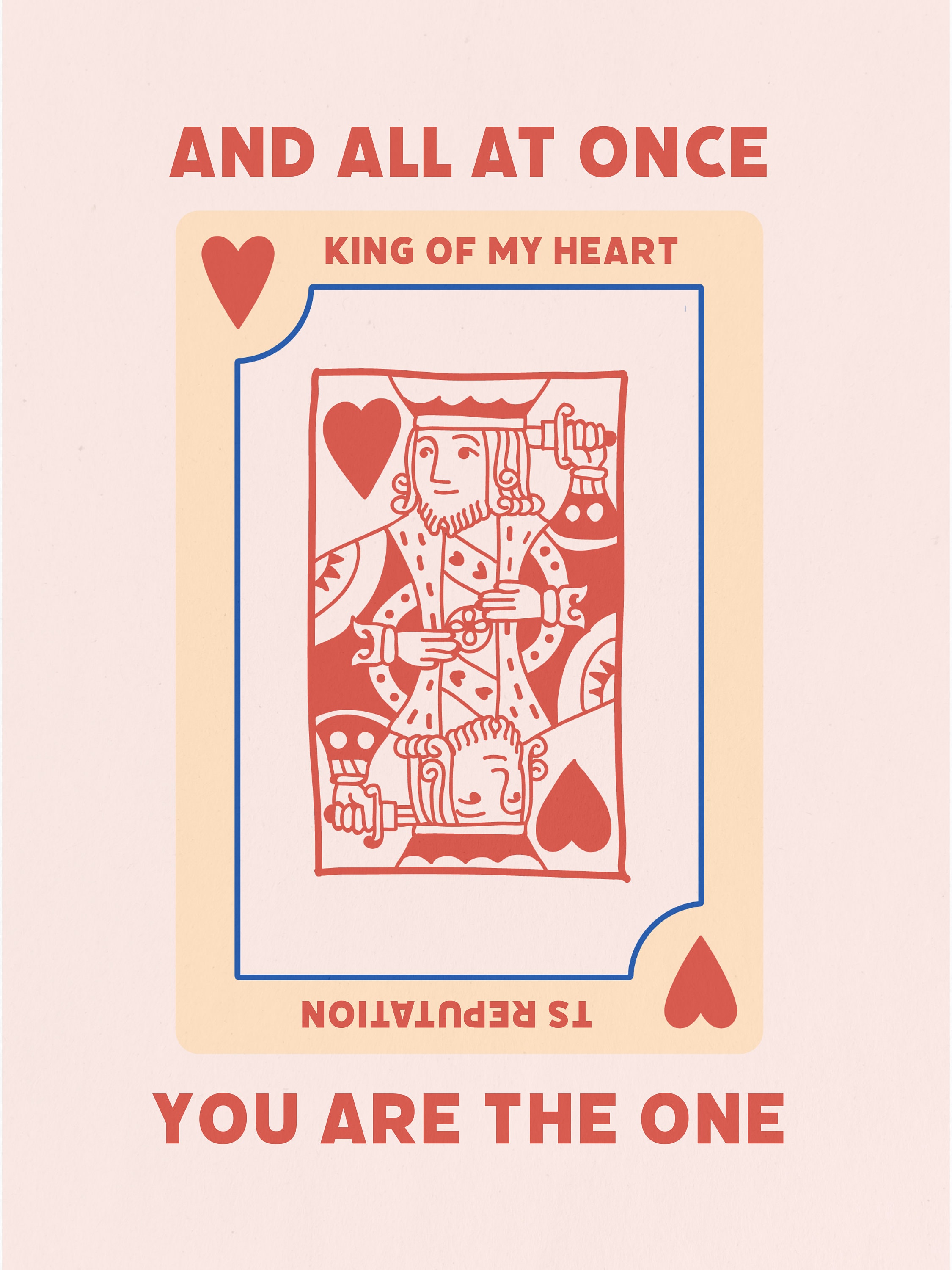 King of My Heart Poster Digital Download Wall Art Swiftie - Etsy