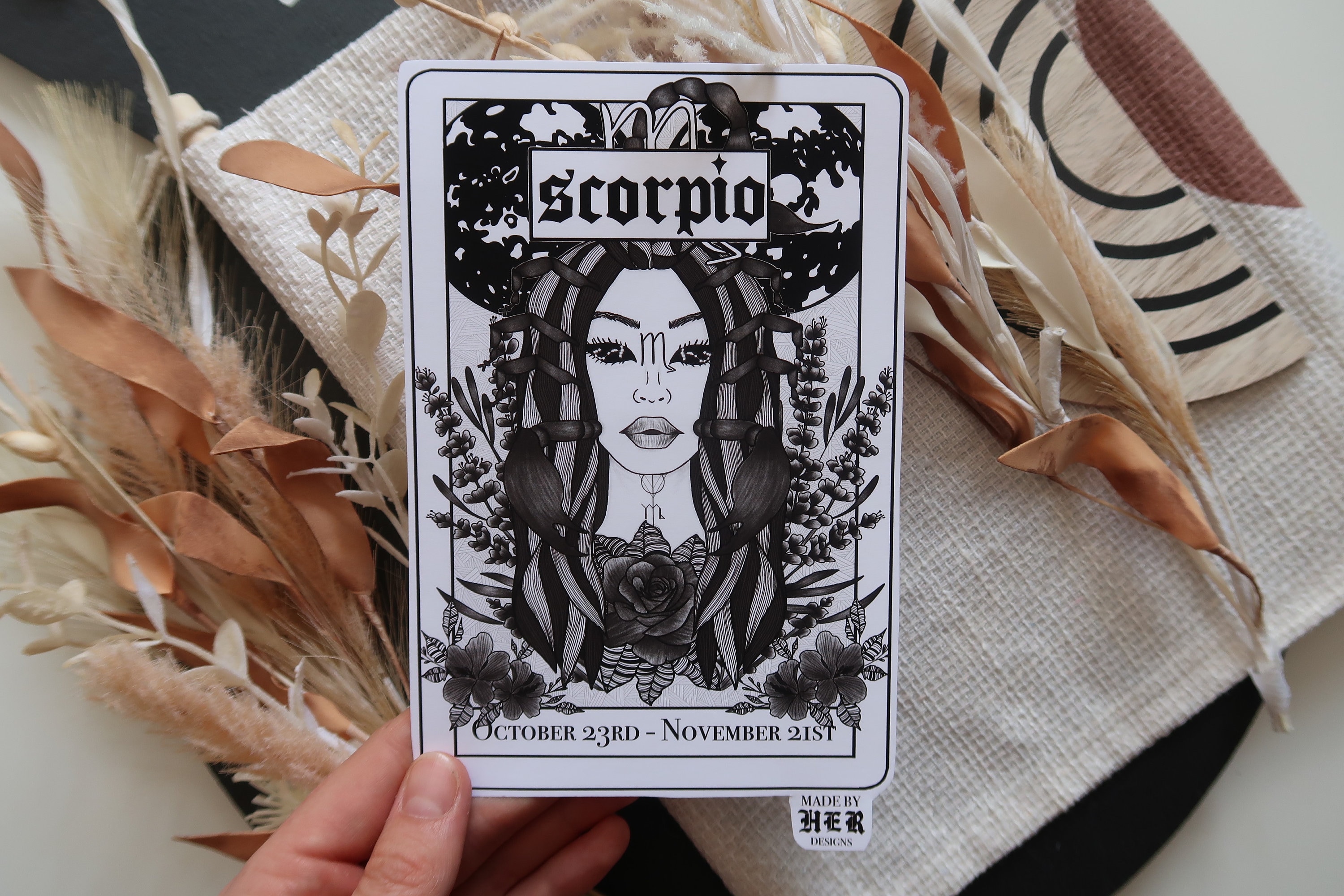 Scorpio Planet Mars Tattoo