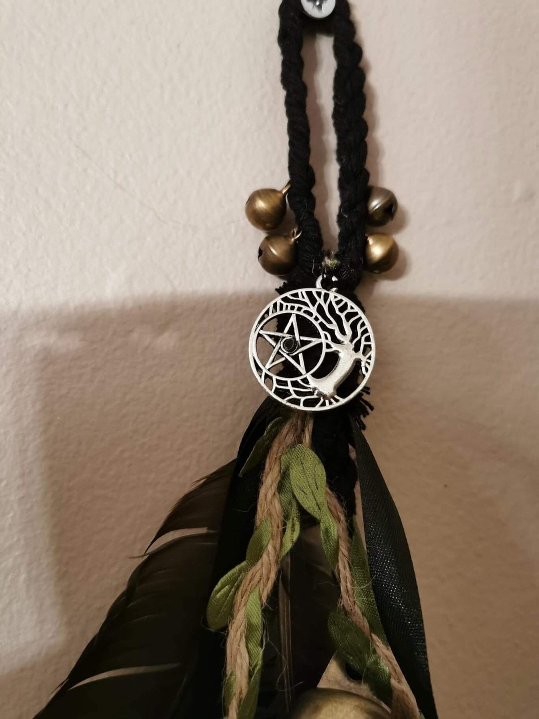 Tree of Life Witch Bells: Wiccan Door Protection Charm - Etsy