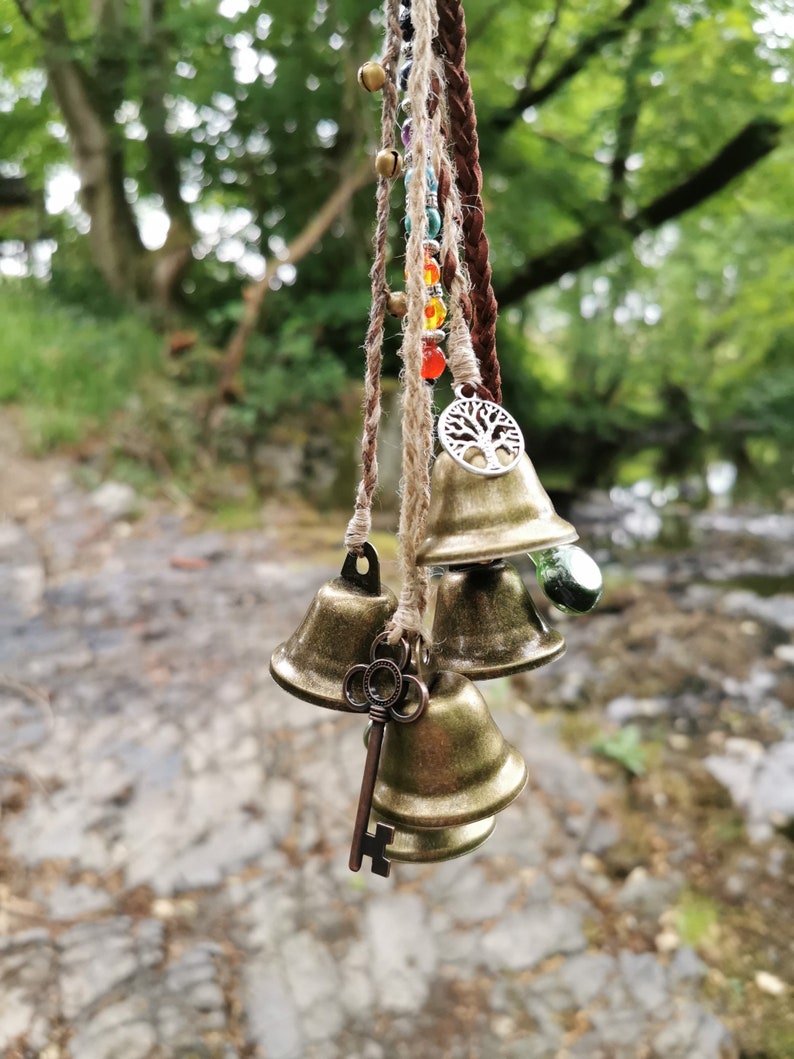 Witches Bells With coloured beads Witches Bells Door | Etsy