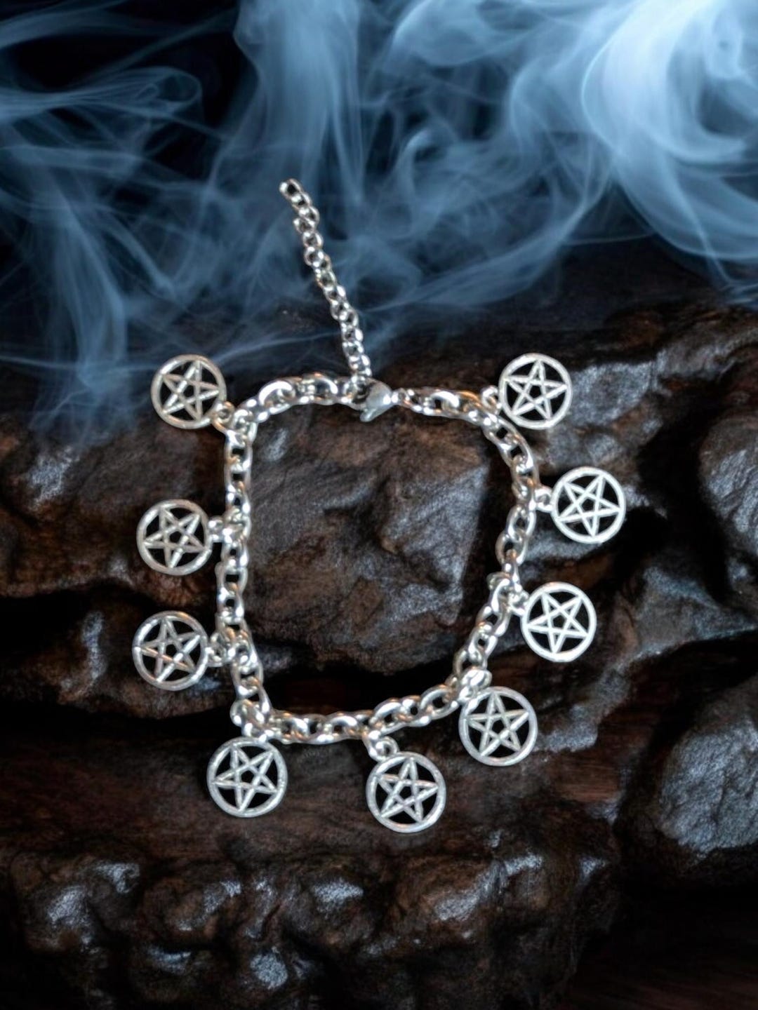 Witches Pentagram Bracelet, A Touch of Enchantment - Etsy