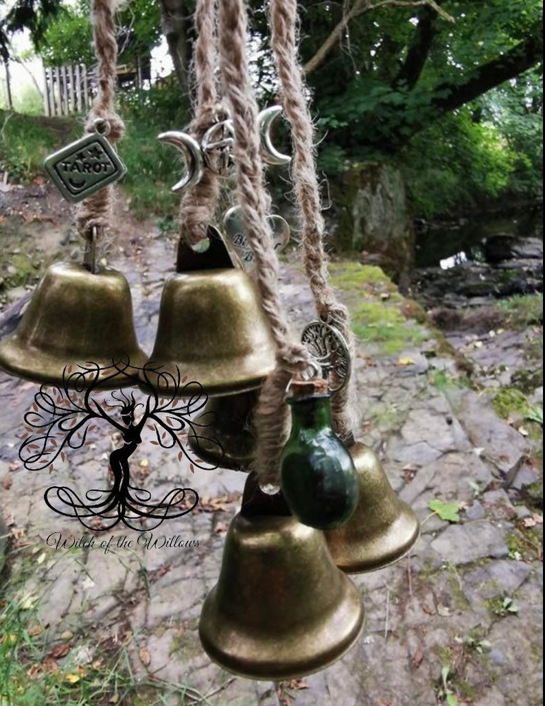 Witches Bells With 5 Bells Witches Bells Door Protection | Etsy UK