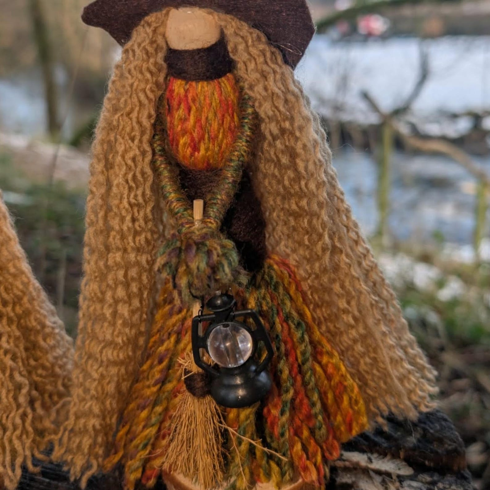 Willow, Keeper of the Light – Handcrafted Hedge Witch Figurine With ...