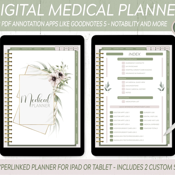 Medical Planner - Etsy