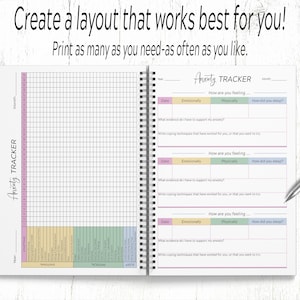 Anxiety Journal / Anxiety Printable Planner / Panic Attack & Coping ...