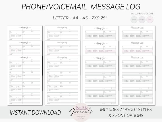 Free Printable Call Log Template Mileage Log For Employee Template