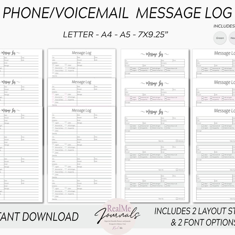 Phone Message - Etsy