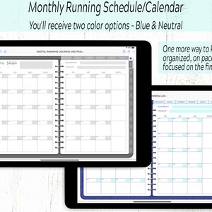 Digital Running Log: 365 Day Journal for Goodnotes & Notability (PDF ...