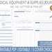 Medical Equipment & Supplies Logbook / DME Tracker Perfect for Oxygen ...