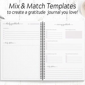 Daily Gratitude Journal / Morning Evening & Daily Gratitude Printables ...