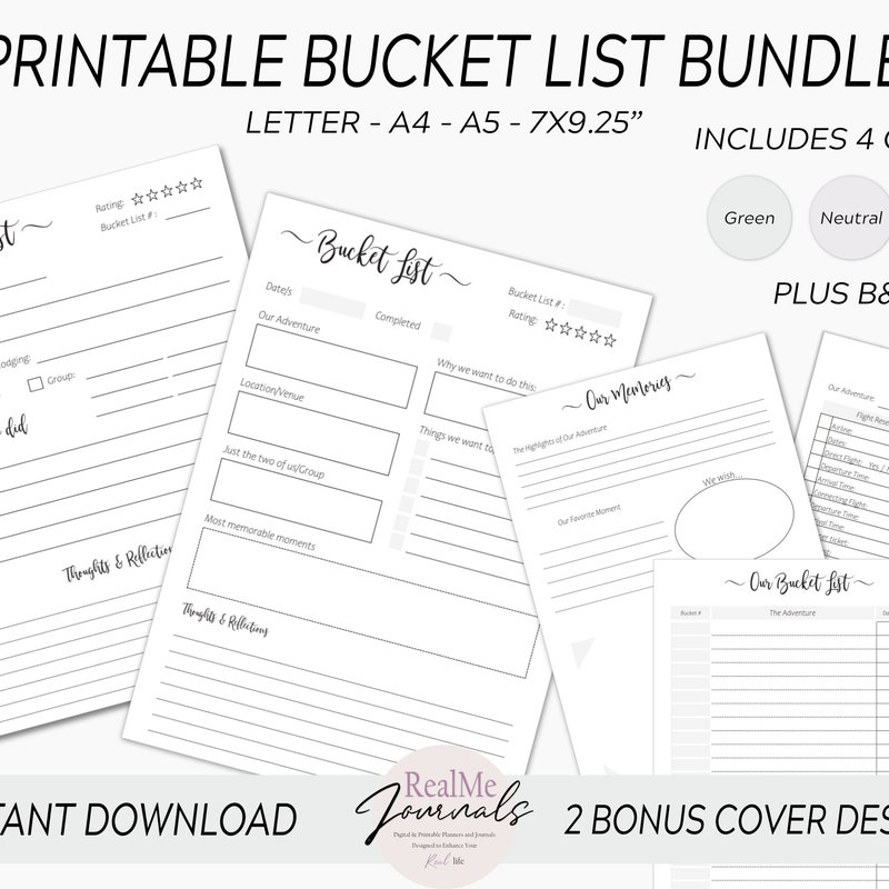 Adventure Bucket List Cards - Etsy