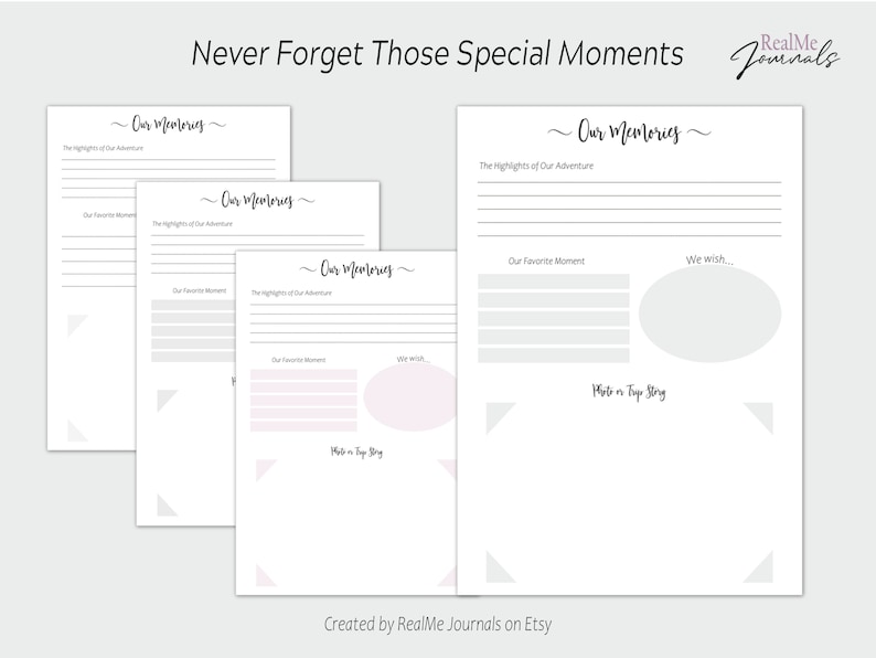 Printable Bucket List Templates: Travel Adventure Planner (digital ...