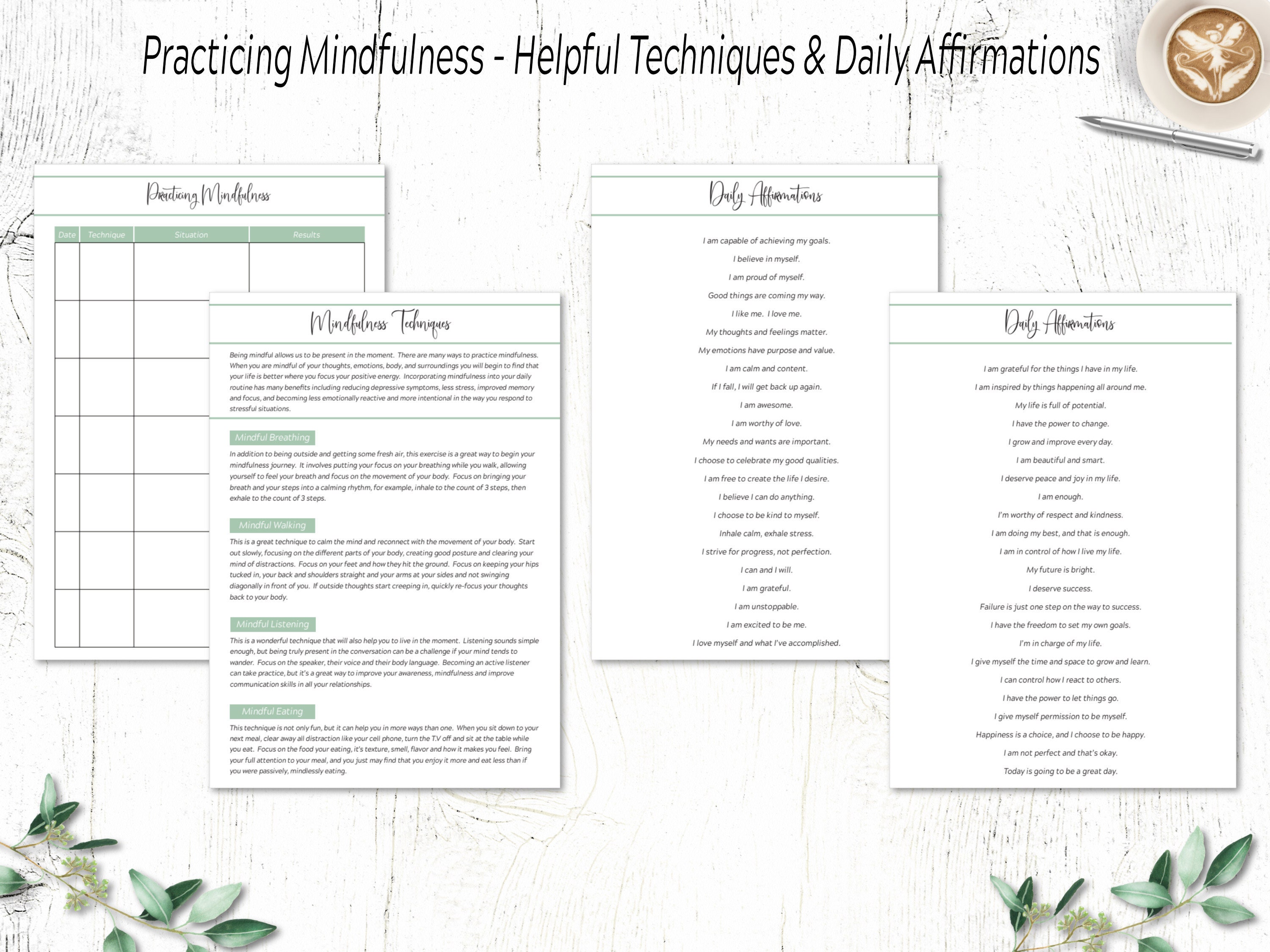 Therapy Journal Printable With Prompts / Mental Health Planner | Etsy